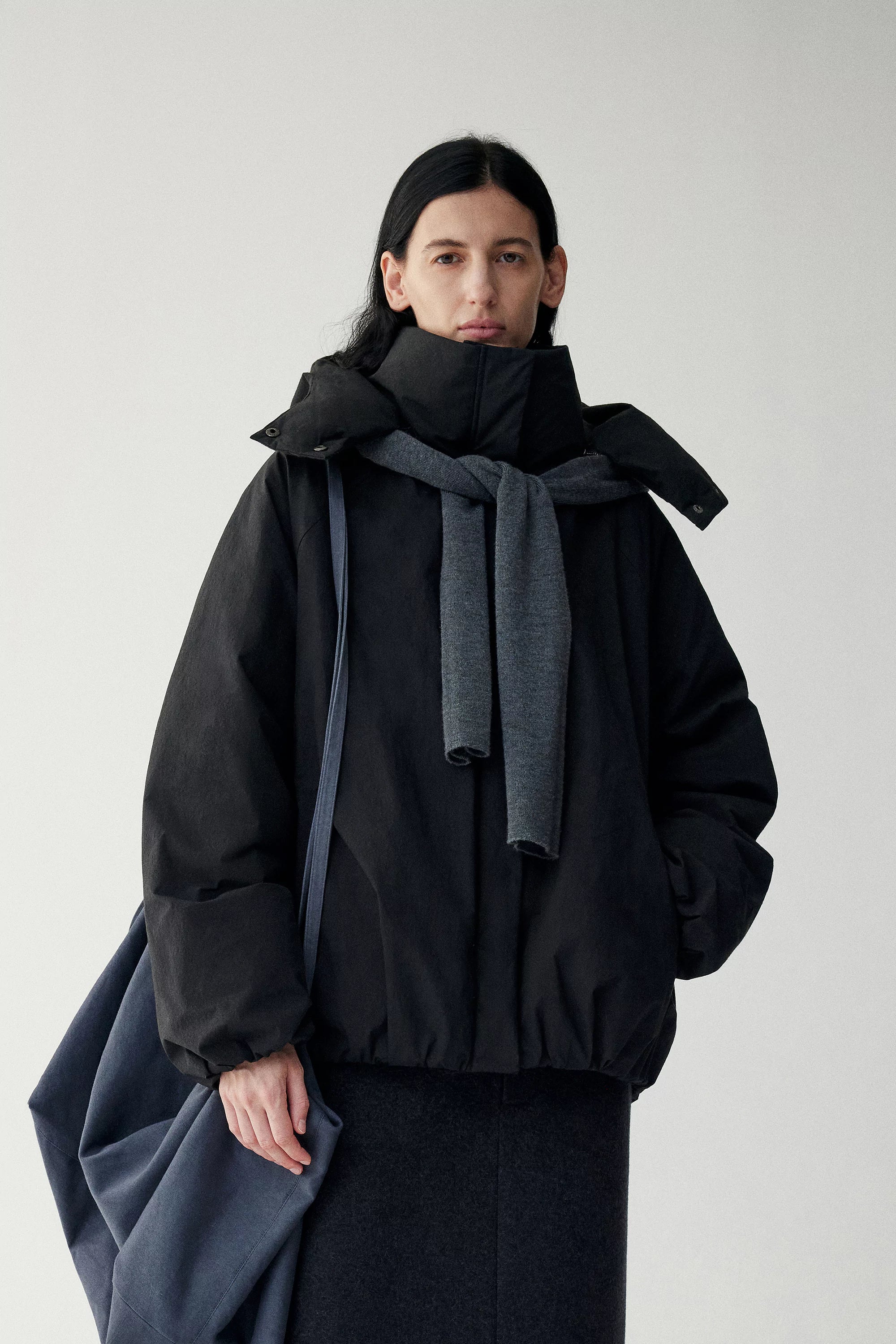 Stand-Collar Down Coat