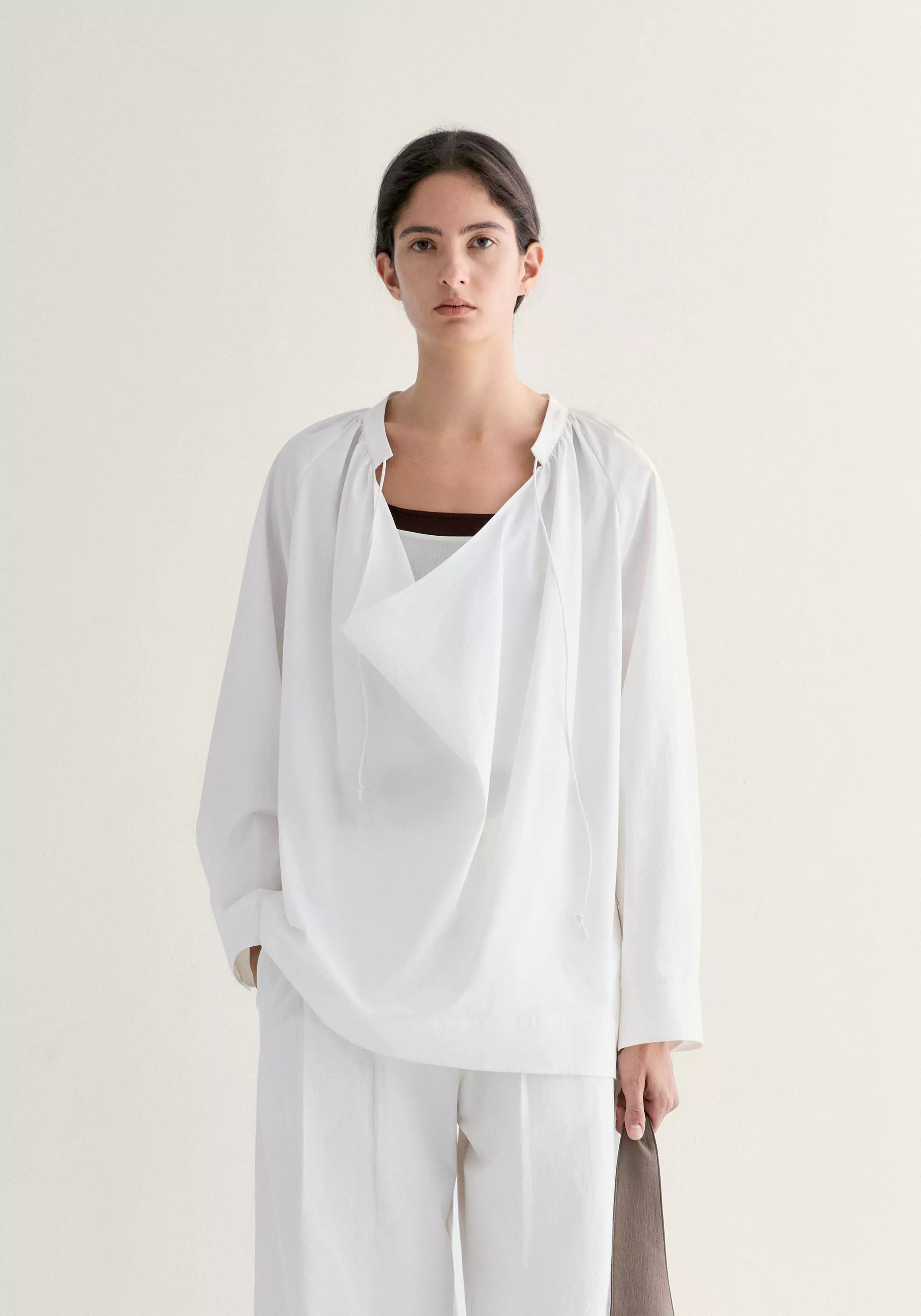 Draped neck Blouse