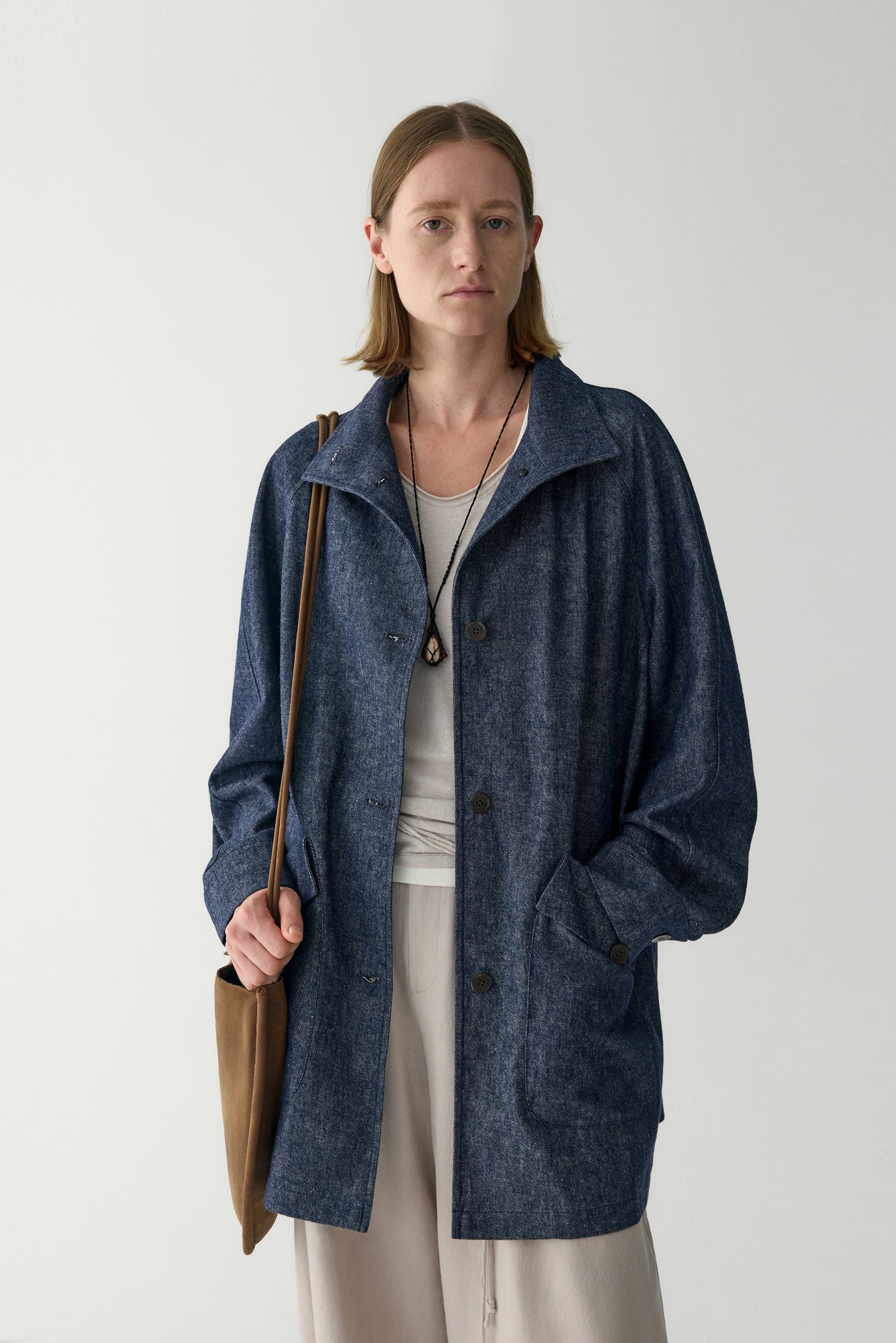 Cotton-linen Denim Jacket